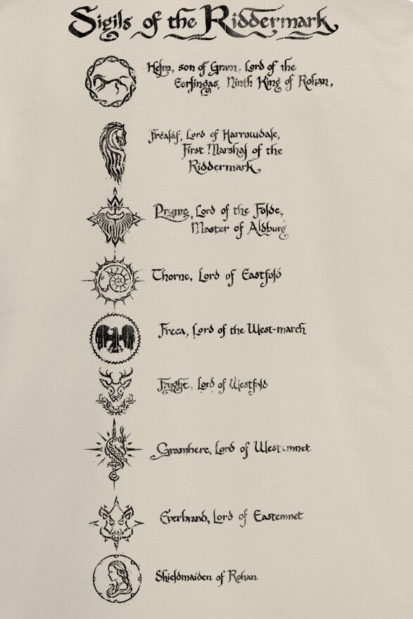 The War of the Rohirrim - Sigils of the Riddermark | The Lord Of The ...