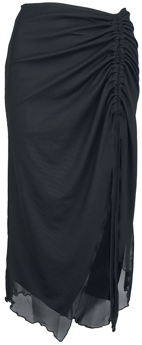 Umbra ruched mesh skirt | Banned Midi Skirt | EMP