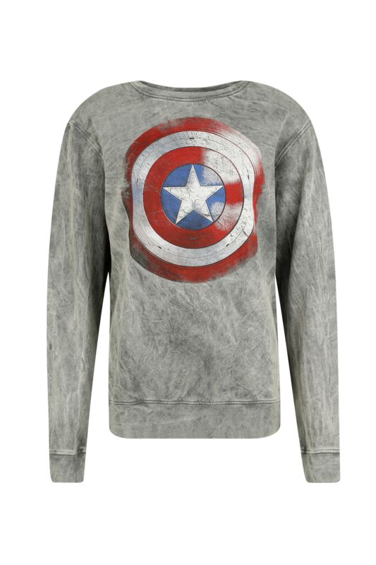 Vintage Shield | Captain America Sweatshirt | EMP