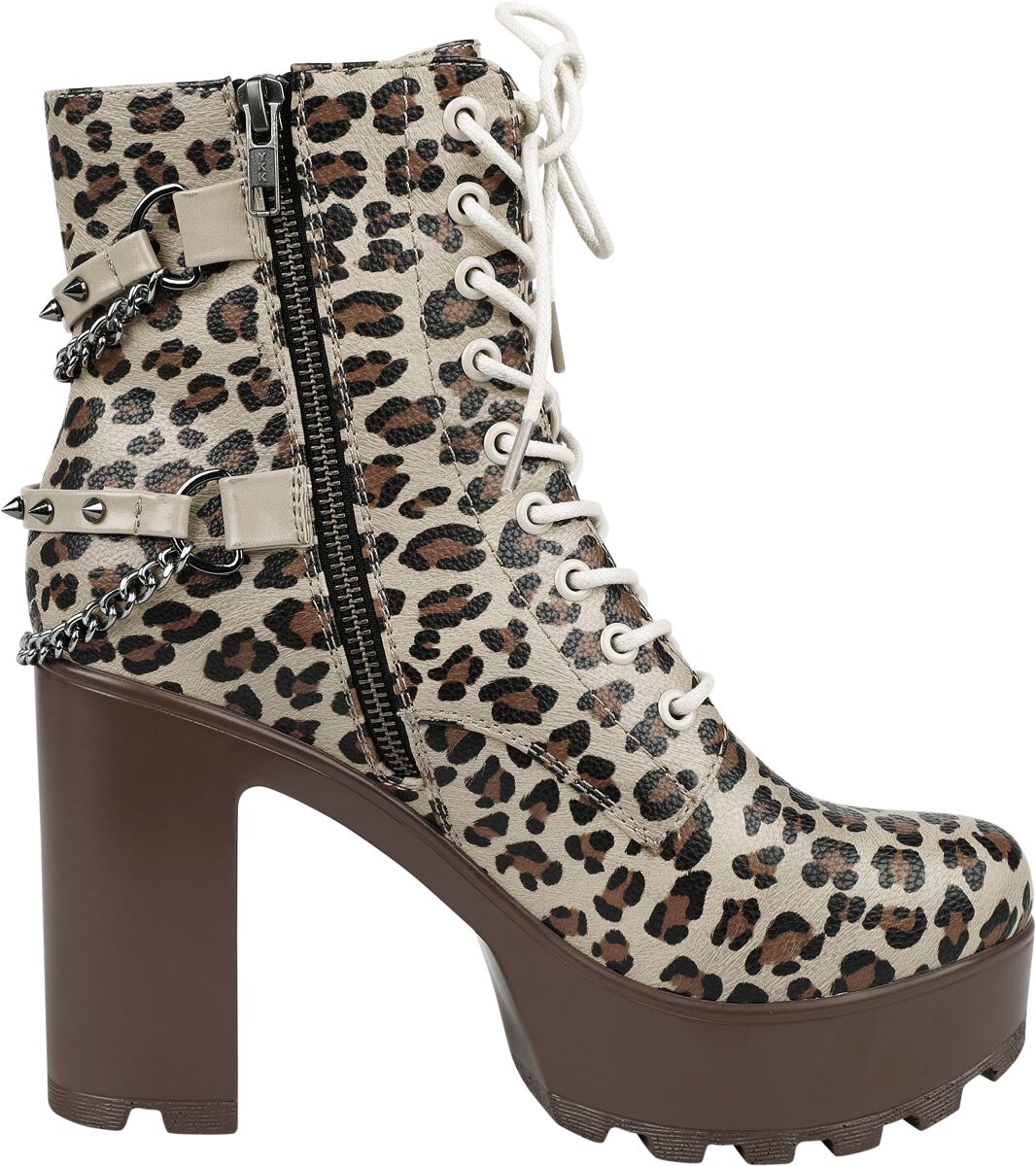 Leopard Print High Heel Boots | Rock Rebel by EMP High Heel | EMP