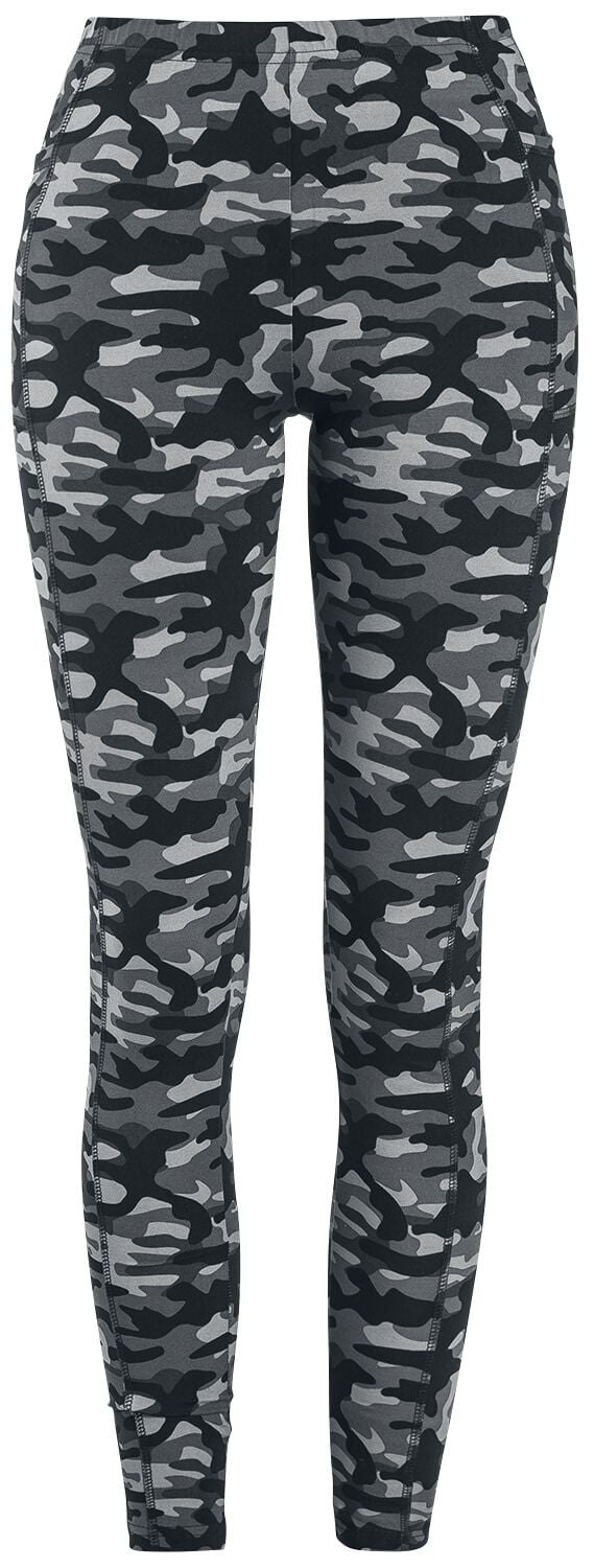Grey Camo Leggings with Side Pockets | Rock Rebel by EMP Leggings | EMP