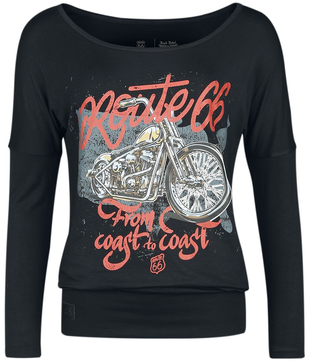 Rock Rebel X Route 66 - Longsleeve | Rock Rebel by EMP Long-sleeve ...