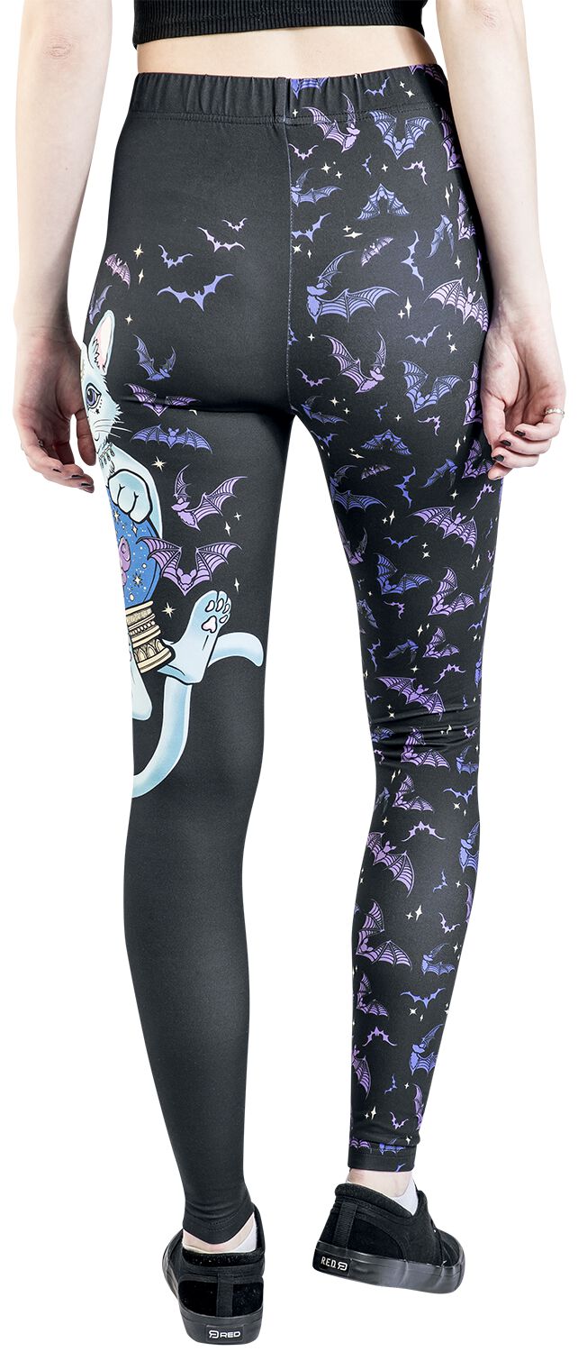 Leggings With Cat And Bat Print | Full Volume by EMP Leggings | EMP