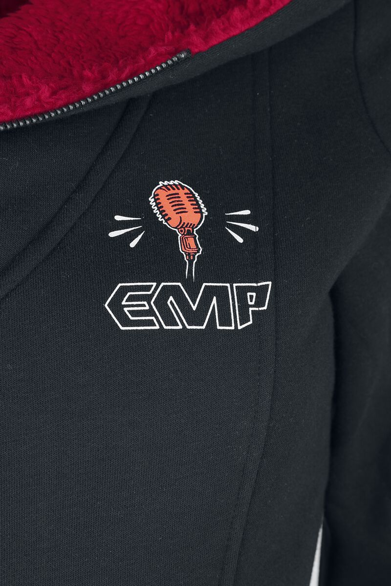 Hoodie Jacket with EMP Logo and Metal Horns | EMP Stage Collection ...