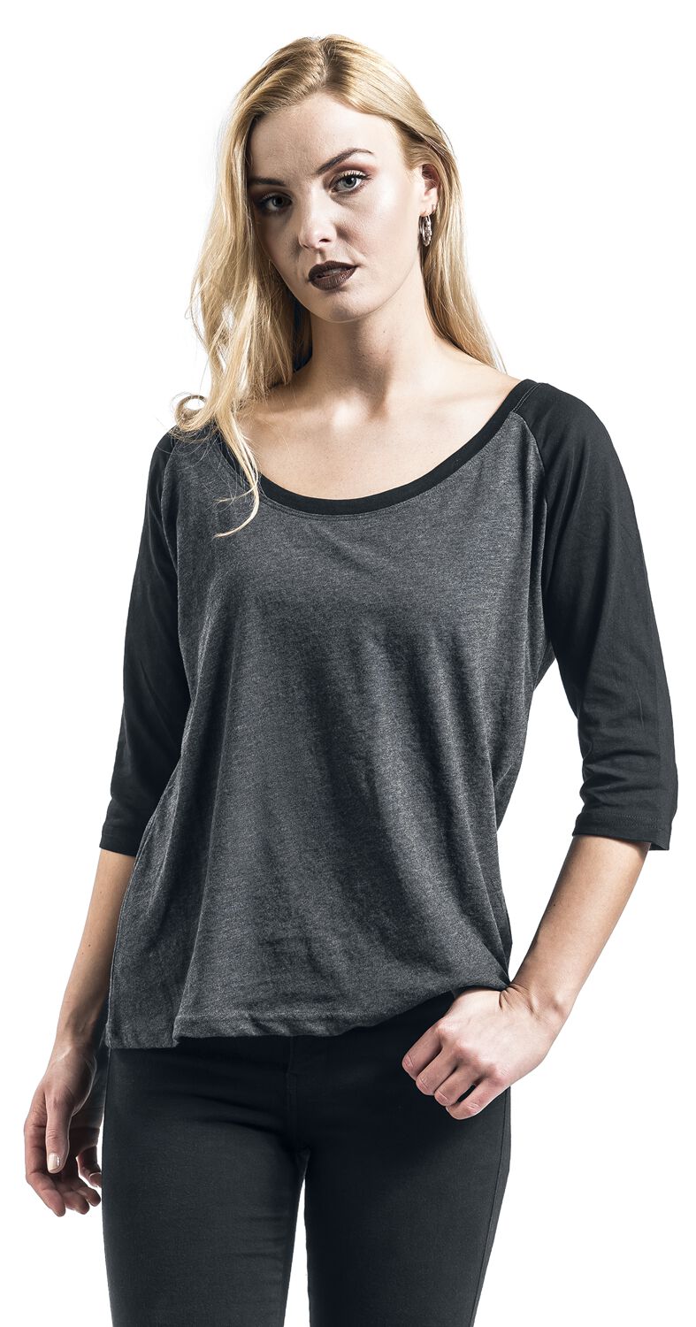 Ladies 3/4 Contrast Raglan Tee | Urban Classics Long-sleeve Shirt | EMP