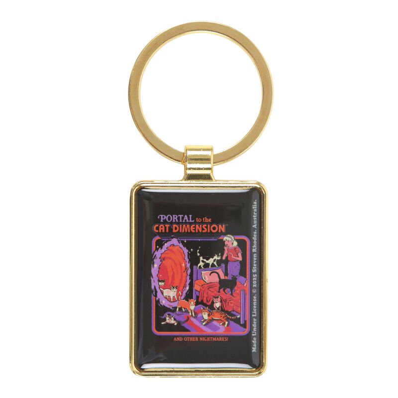 Portal to the Cat Dimension | Steven Rhodes Keyring Pendant | EMP