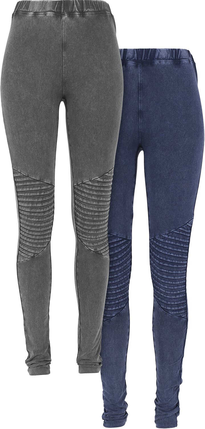 Pre-Pack Ladies Denim Jersey Leggings 2-Pack | Urban Classics Leggings ...