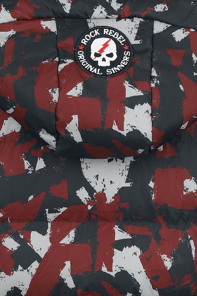 Camouflage Winter Jacket | Rock Rebel by EMP Winter Jacket | EMP