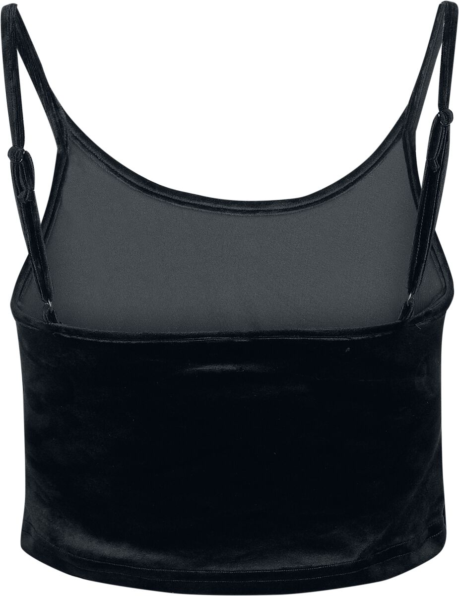 Velvet Crop Top | Urban Classics Top | EMP