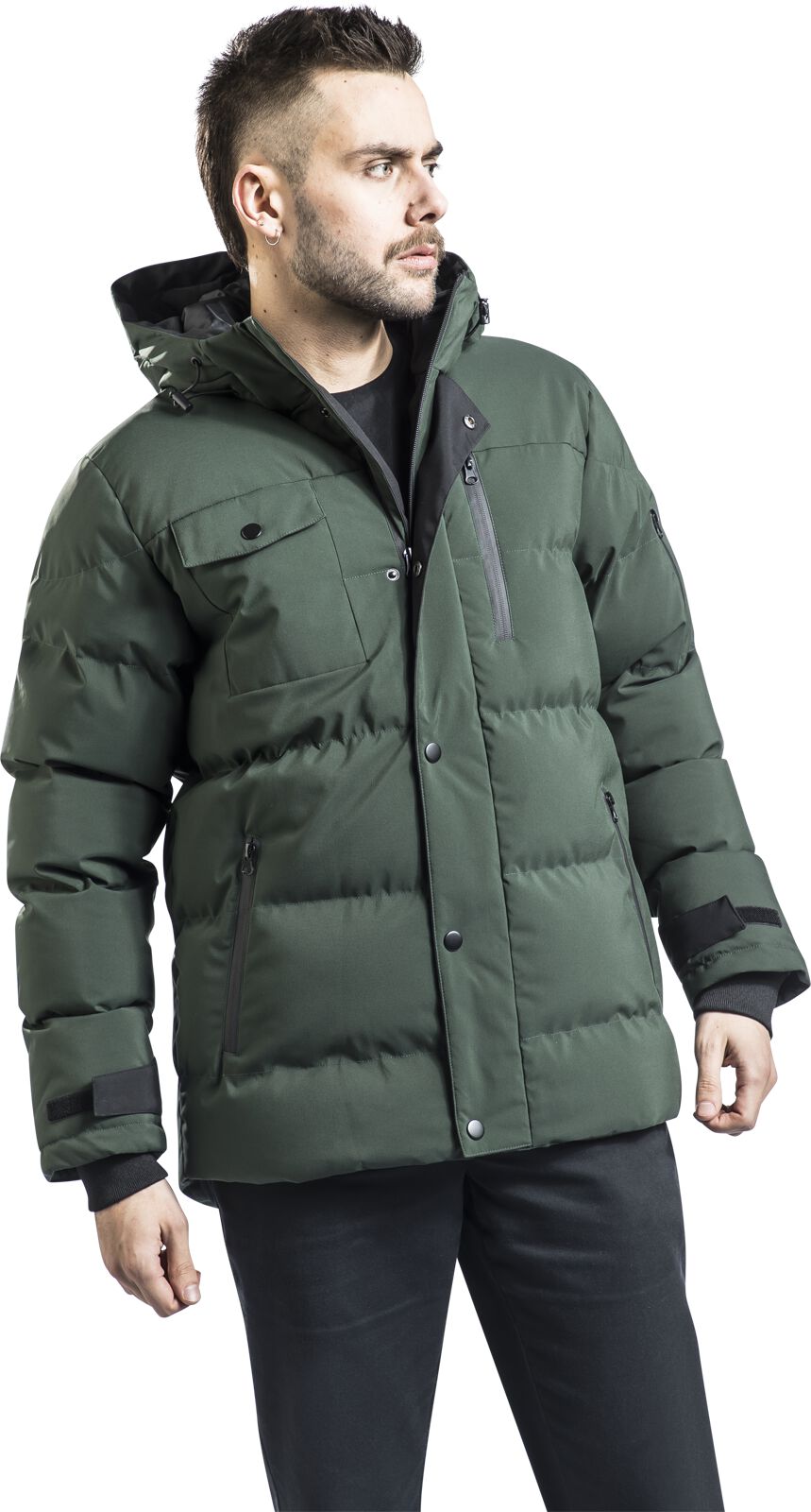Puffer Jacket | Black Premium by EMP Winter Jacket | EMP