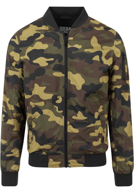 Light Camo Bomber Jacket | Urban Classics Bomber Jacket | EMP