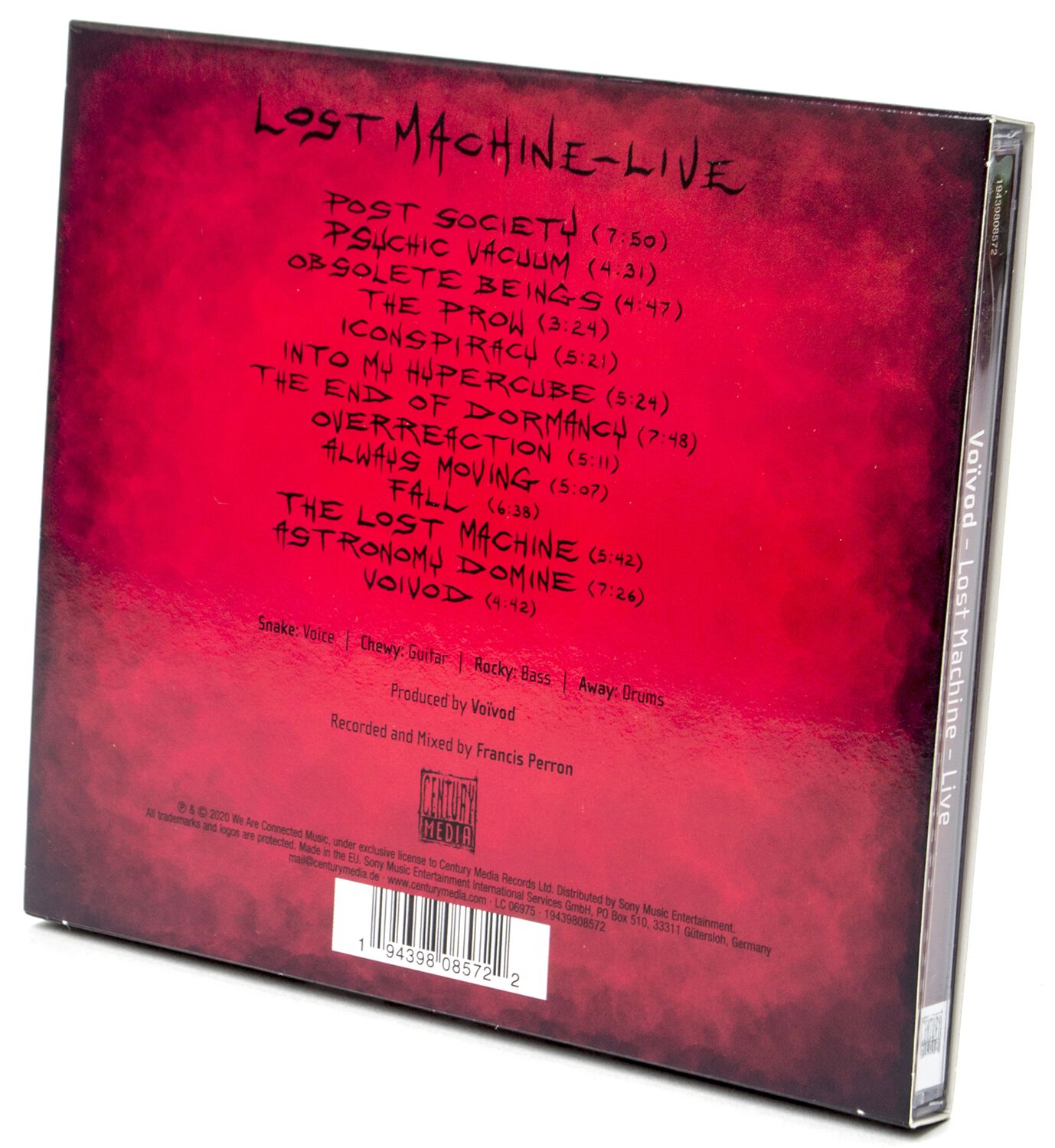 Lost machine - Live | Voivod CD | EMP