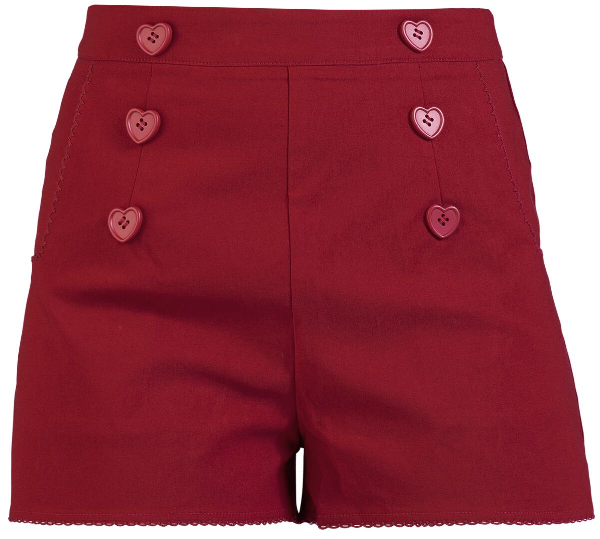 Heart Button Shorts | Voodoo Vixen Shorts | EMP