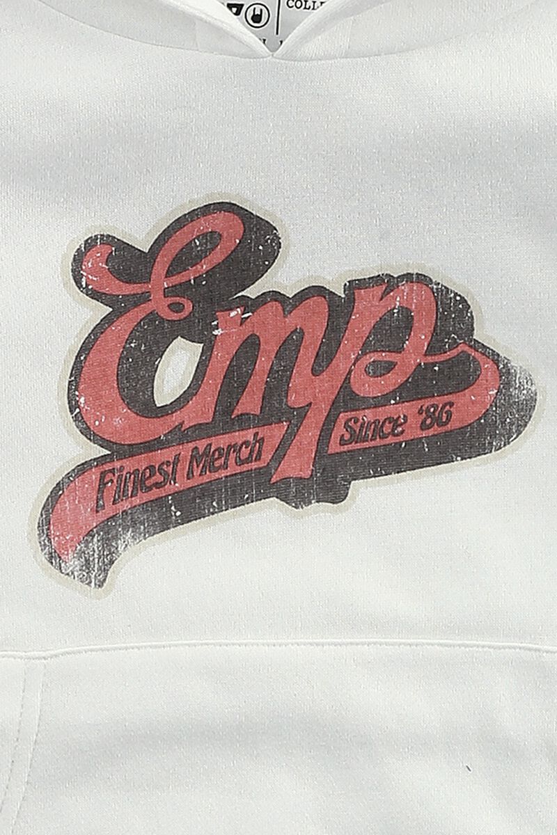 Kids’ hoodie with old-school EMP logo | EMP Stage Collection Hoodie ...