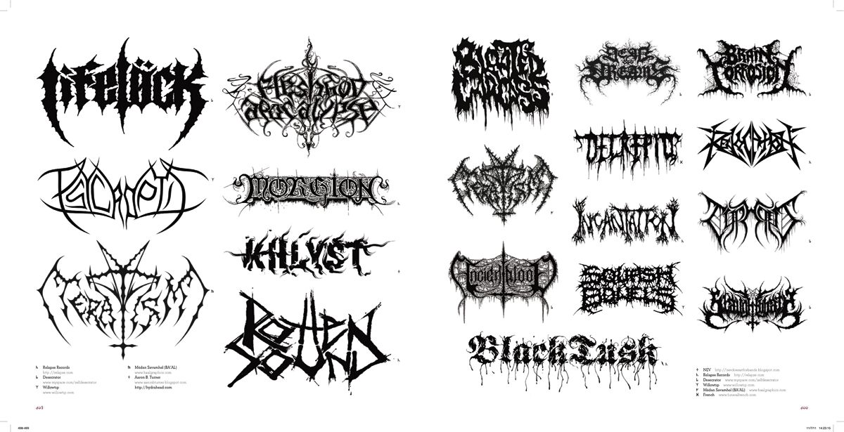 Metal & Hardcore Graphics Photo Book | EMP