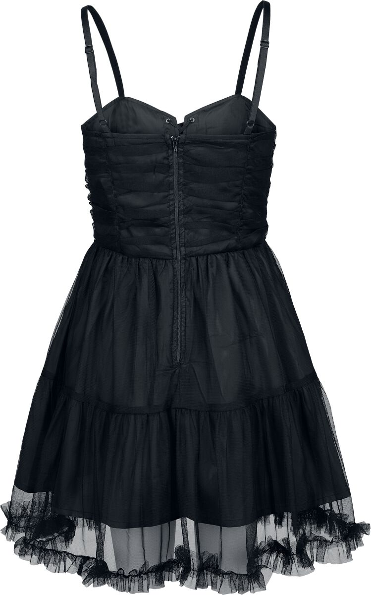 Mesh Dress with Lace Details | Gothicana by EMP Mini Dress | EMP