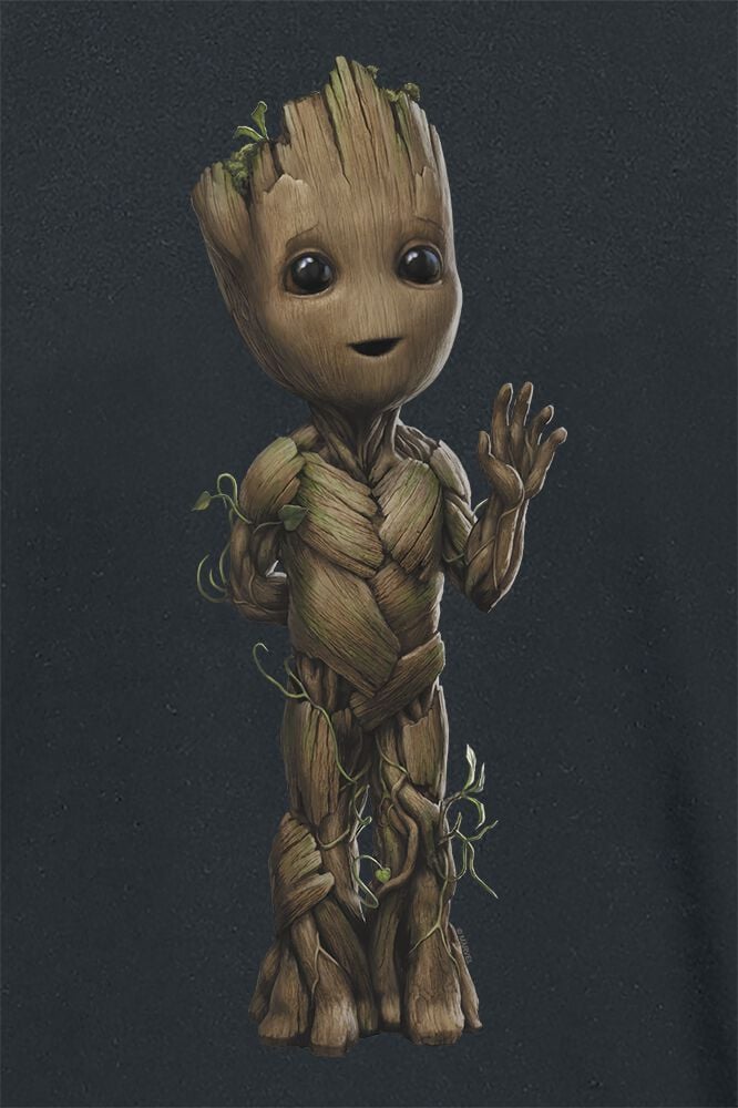 I Am Groot - Wave Pose | Guardians Of The Galaxy T-Shirt | EMP