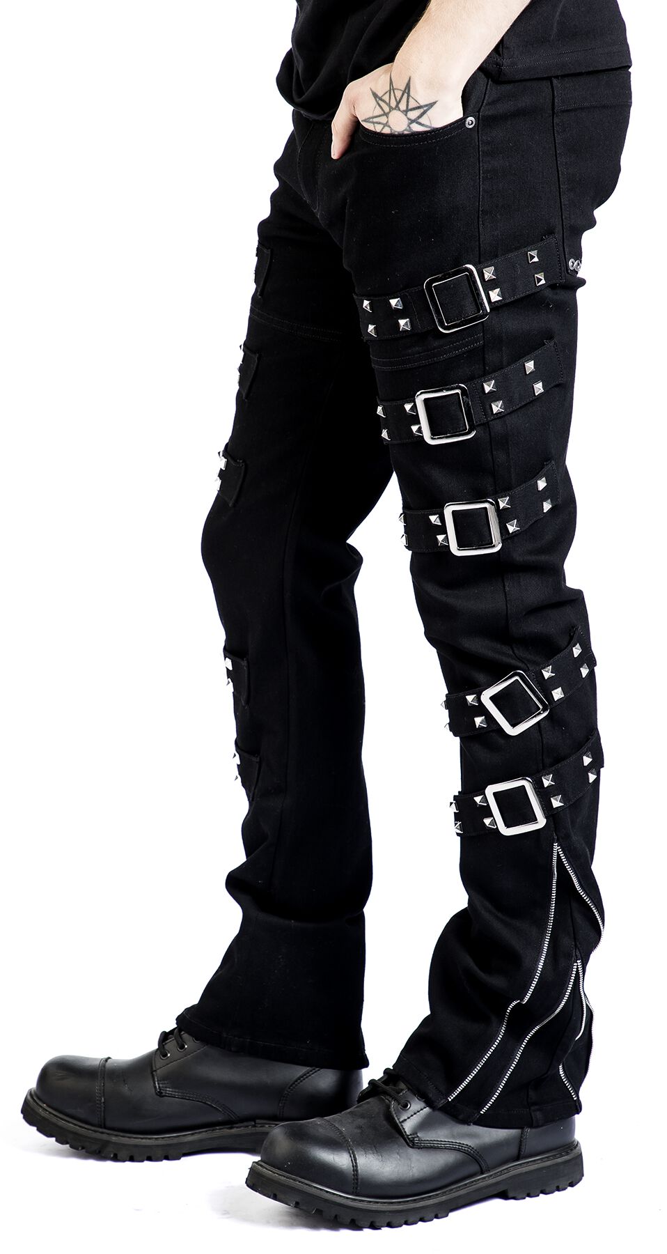 Azaradel | Gothicana by EMP Cloth Trousers | EMP