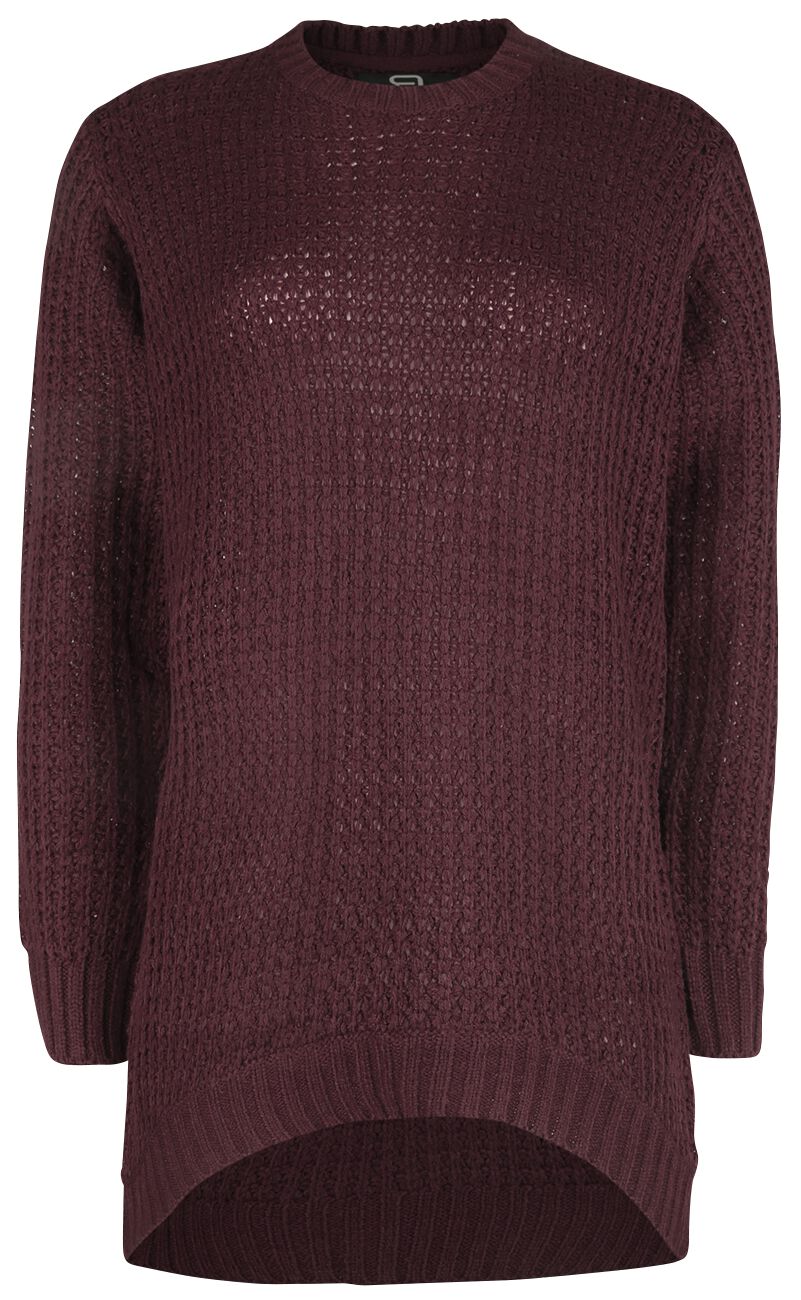 Dark-Red Knitted Jumper | RED by EMP Knit jumper | EMP