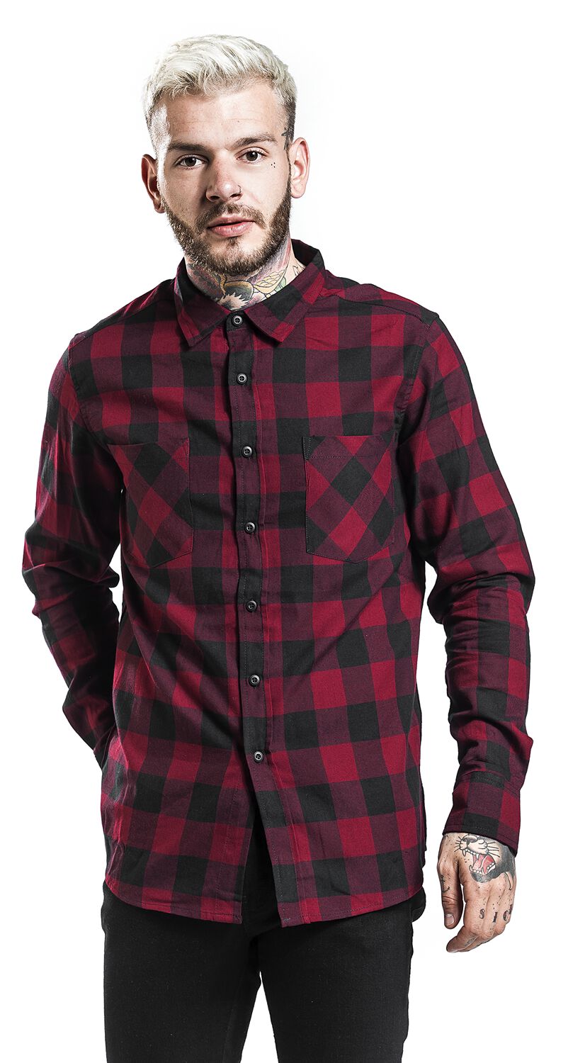 Checked Flannel Shirt | Urban Classics Flanel Shirt | EMP