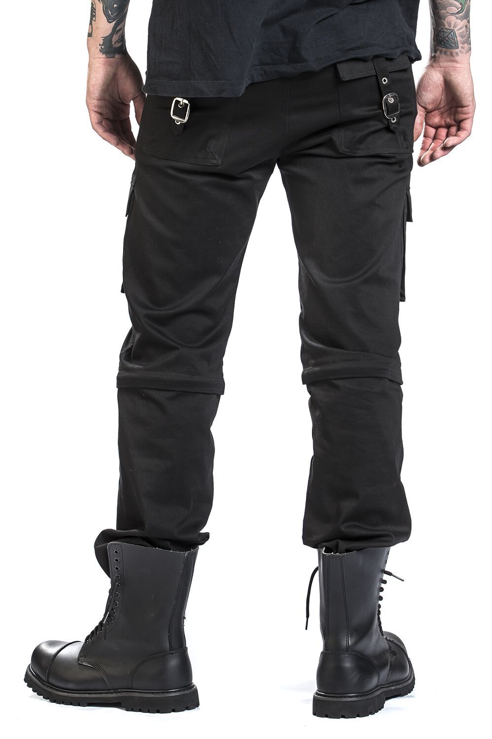2in1: Trousers/Shorts | Gothicana by EMP Cloth Trousers | EMP