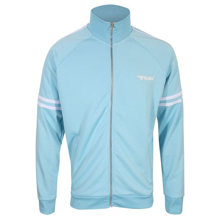 Zipped Raglan Tracksuit Jacket with stripes - Sky Blue | Gola Tracksuit ...