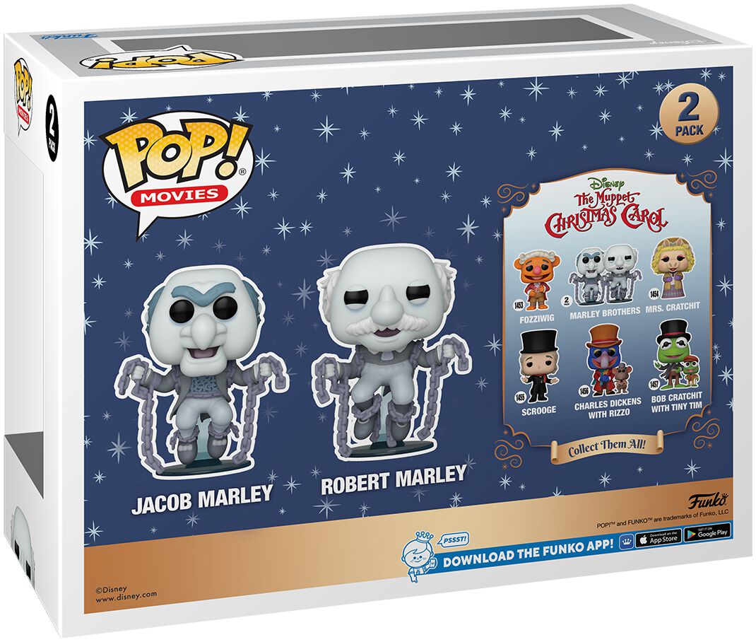 The Muppet Christmas Carol - The Marley Brothers pack of two vinyl ...