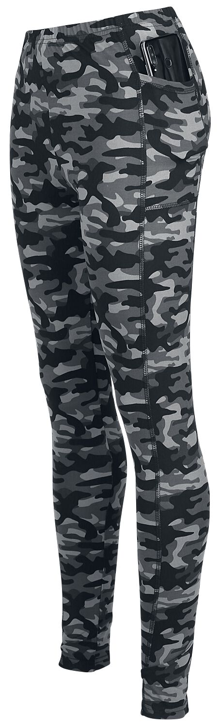 Grey Camo Leggings with Side Pockets | Rock Rebel by EMP Leggings | EMP