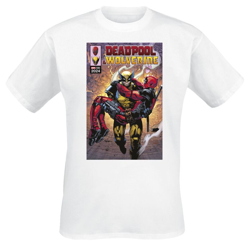 3 - Deadpool And Wolverine - In Love Escape | Deadpool T-Shirt | EMP