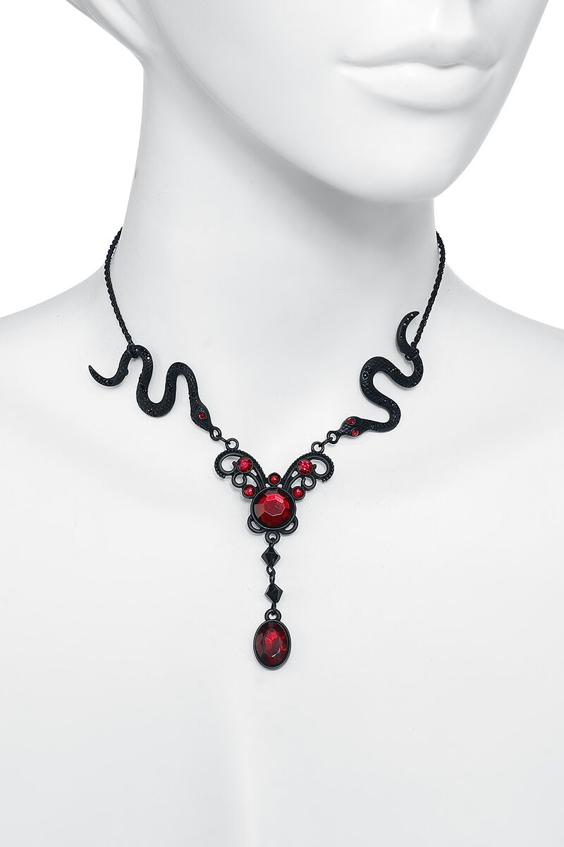 Red Snakes | Gothicana by EMP Necklace | EMP