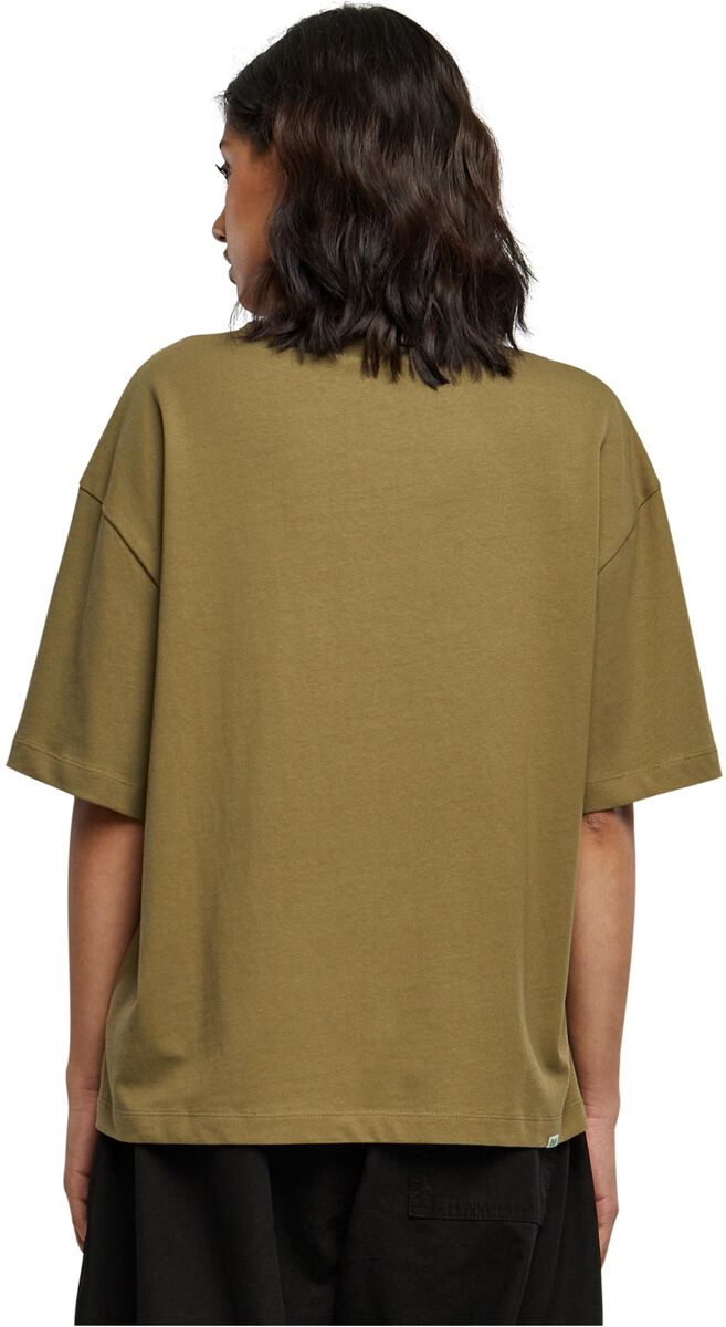 Ladies Organic Heavy Slit T-shirt | Urban Classics T-Shirt | EMP