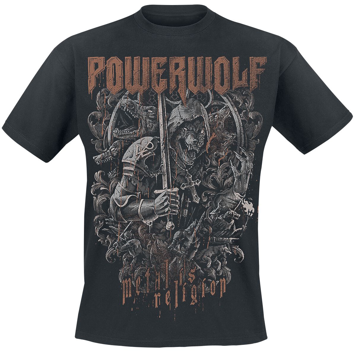Knights And Wolves | Powerwolf T-Shirt | EMP