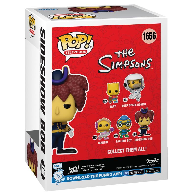 Sideshow Bob Vinyl Figurine 1656 | The Simpsons Funko Pop! | EMP