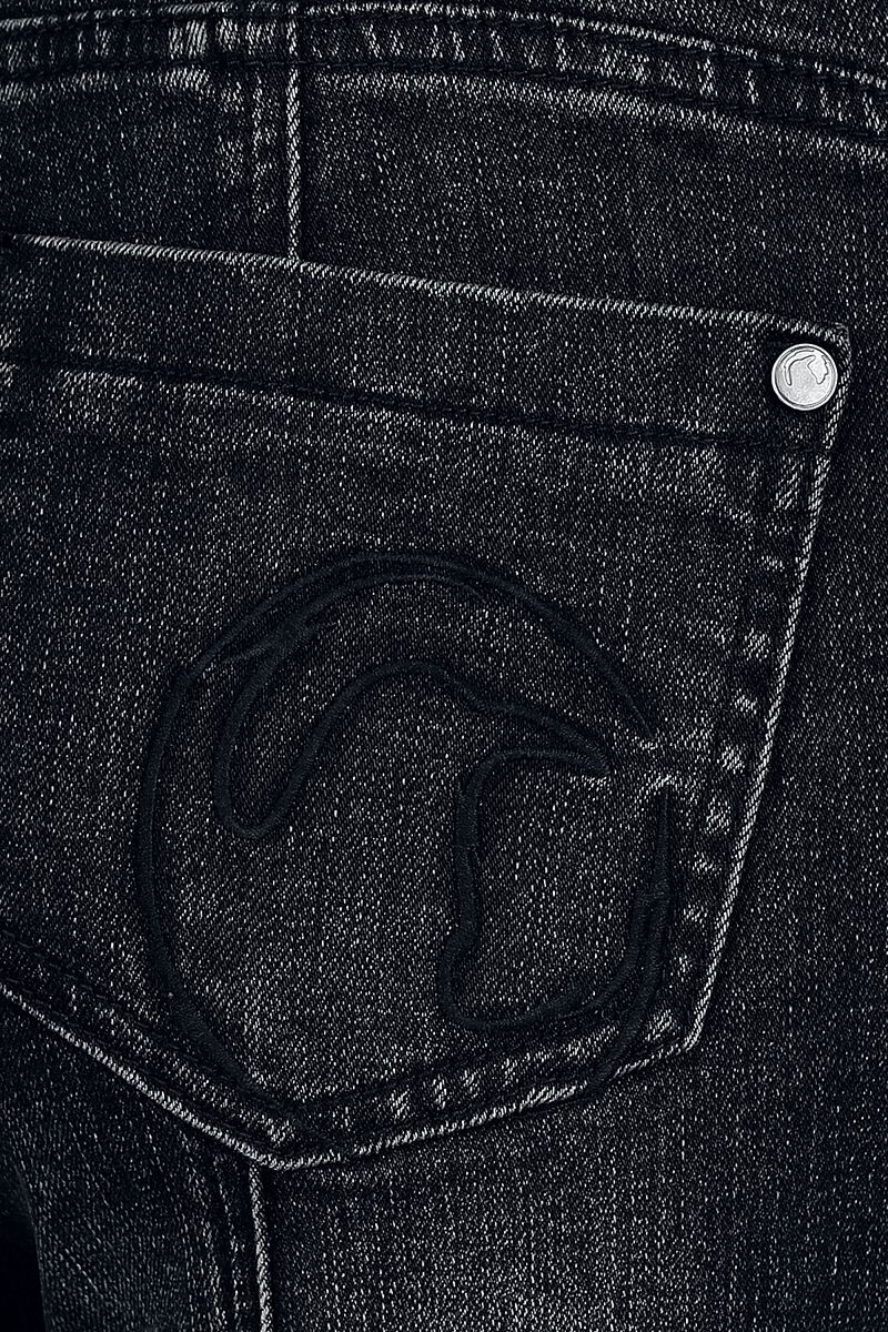 Ruby - Wide Leg Jeans | Black Premium by EMP Jeans | EMP