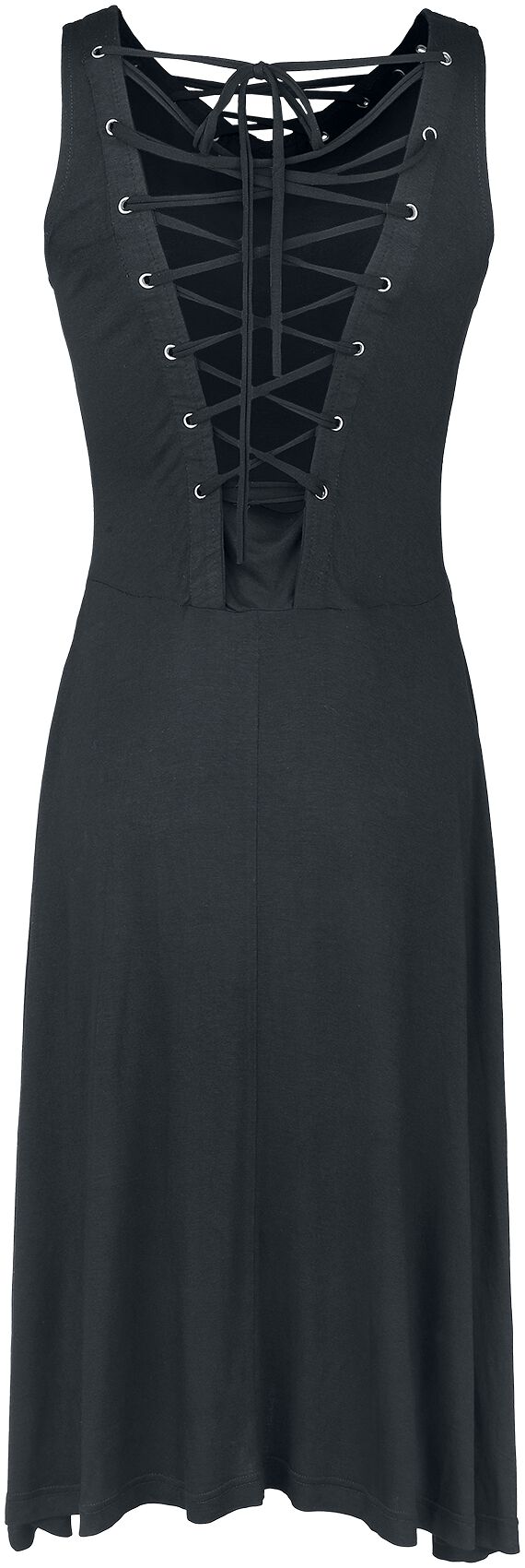 - Dress with lacing | Gothicana by EMP Midi Dress | EMP