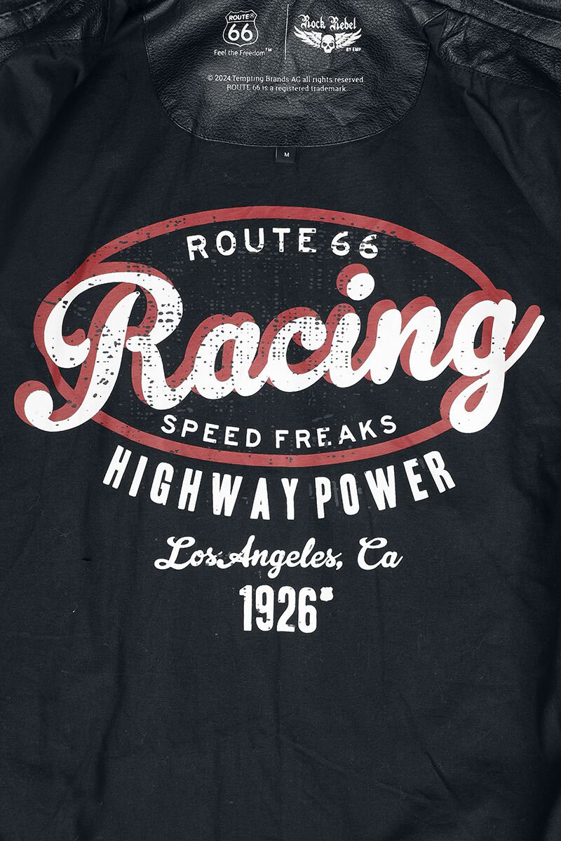Rock Rebel X Route 66 - Leather Jacket | Rock Rebel by EMP Leather ...