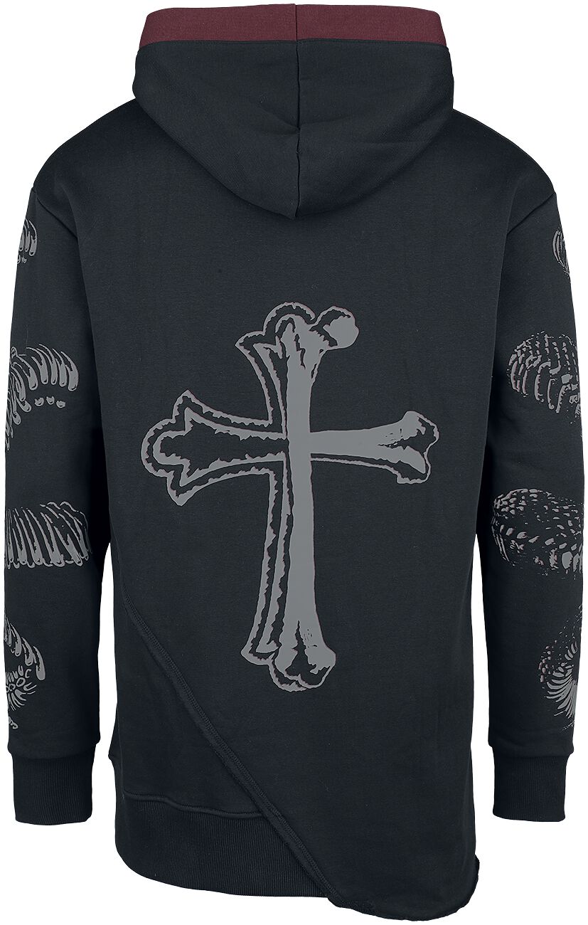 Snake print hoodie | Black Premium by EMP Hoodie | EMP