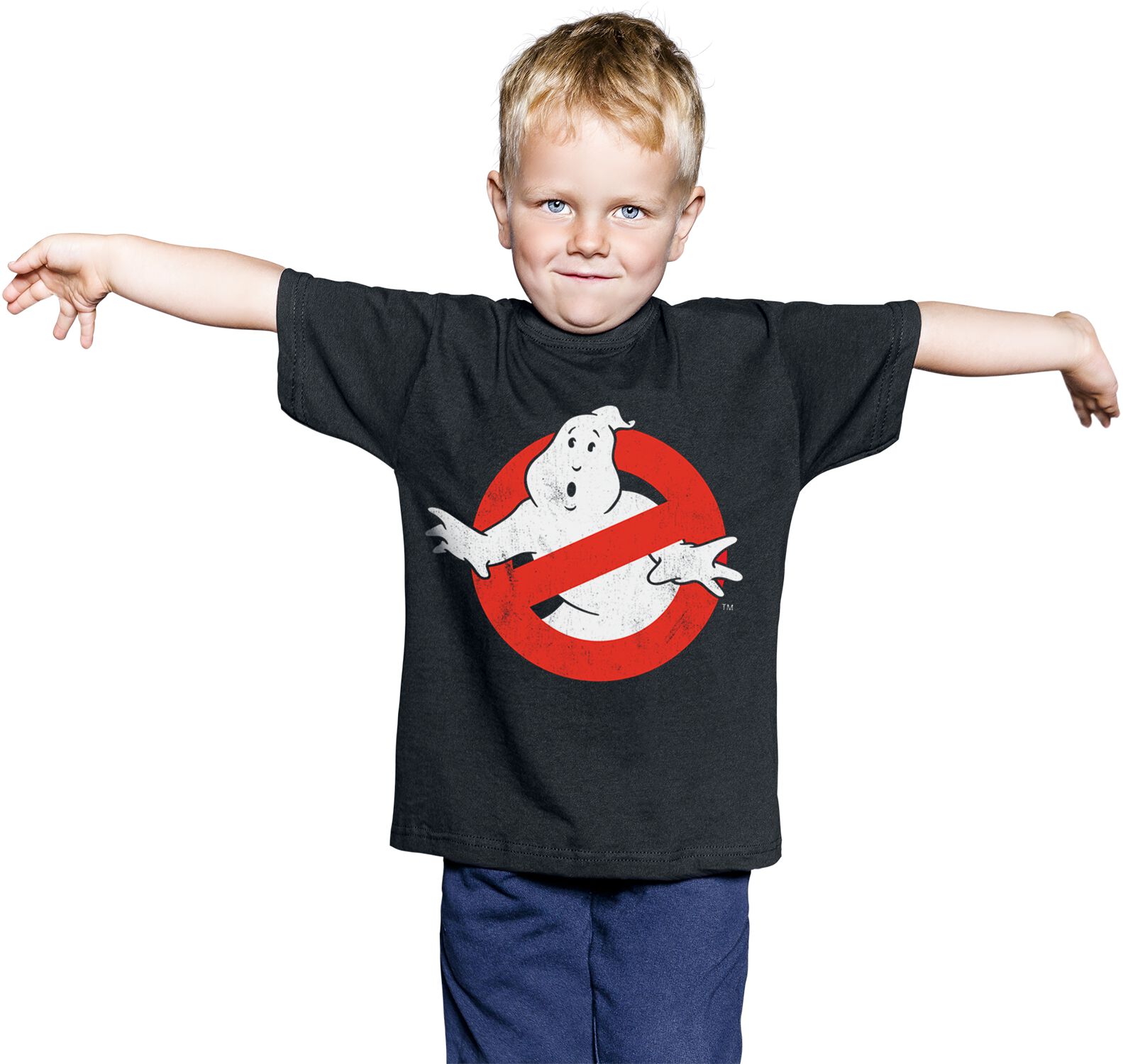 Kids - Distressed Logo | Ghostbusters T-Shirt | EMP