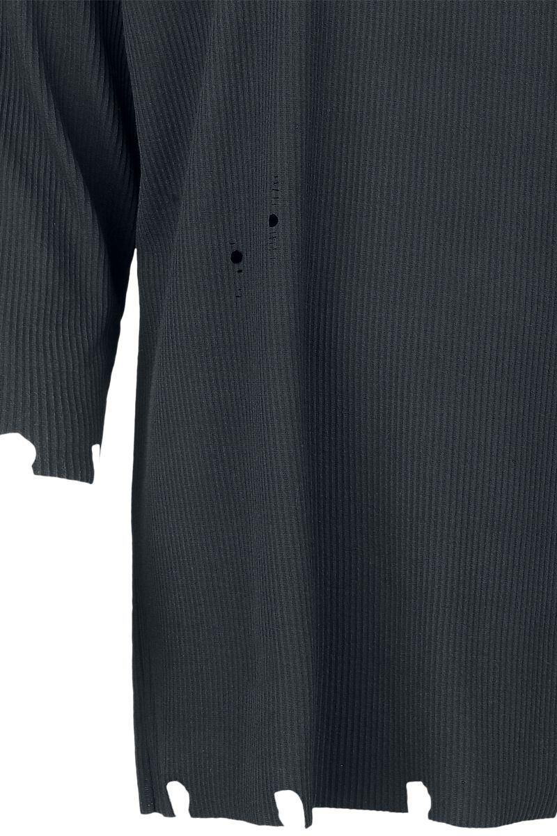 Distressed look long-sleeved shirt | Gothicana by EMP Long-sleeve Shirt ...