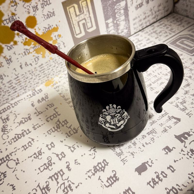 Self-stirring cup with magic wand | Harry Potter Cup | EMP
