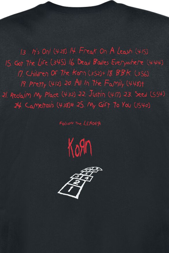 Hopscotch Tracklist | Korn Long-sleeve Shirt | EMP