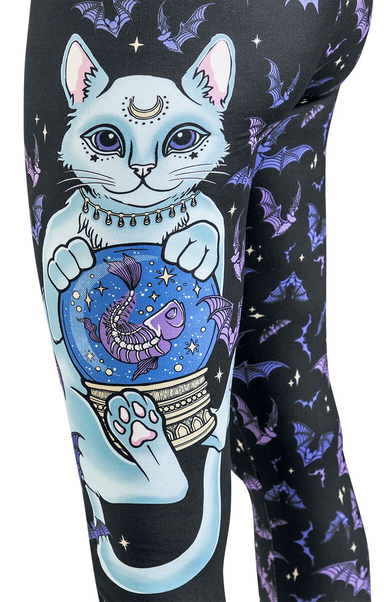 Leggings With Cat And Bat Print | Full Volume by EMP Leggings | EMP
