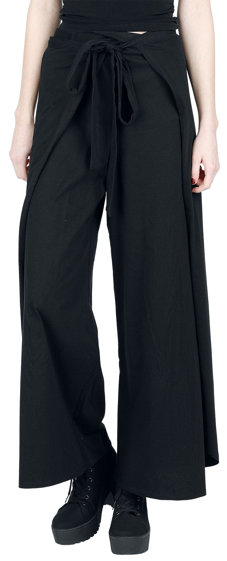 Wrap Trousers | Black Premium by EMP Cloth Trousers | EMP