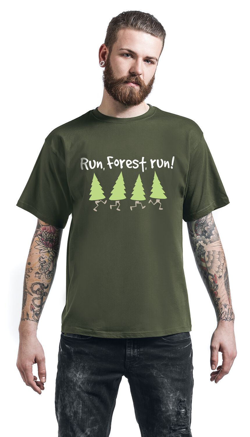 Run, Forest, Run! | Slogans T-Shirt | EMP