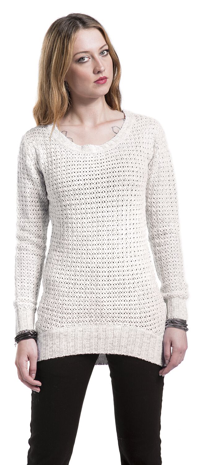 Ladies Long Wideneck Sweater | Urban Classics Knit jumper | EMP