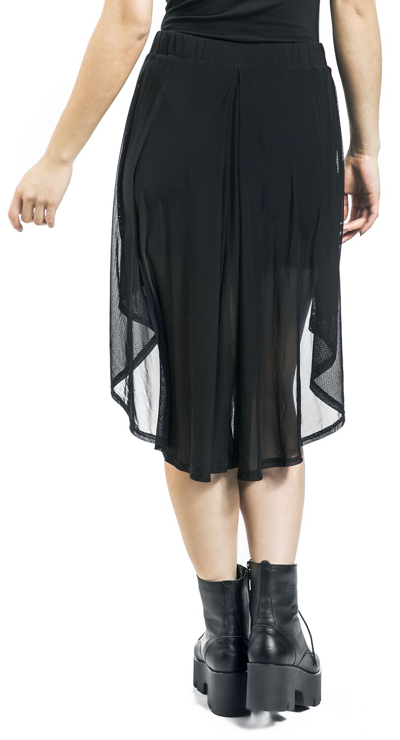Skirt With Transparent Details | Gothicana by EMP Mini Skirt | EMP