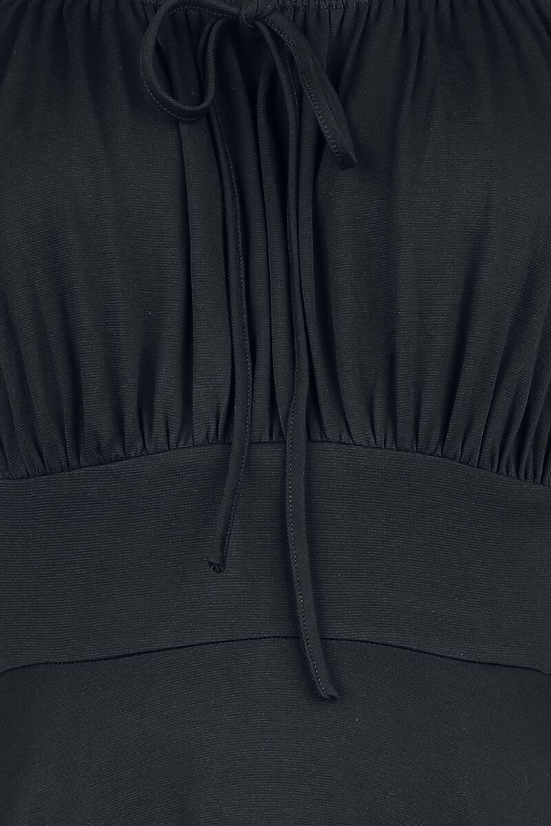 Gathered Neckline Flare Dress | Voodoo Vixen Midi Dress | EMP