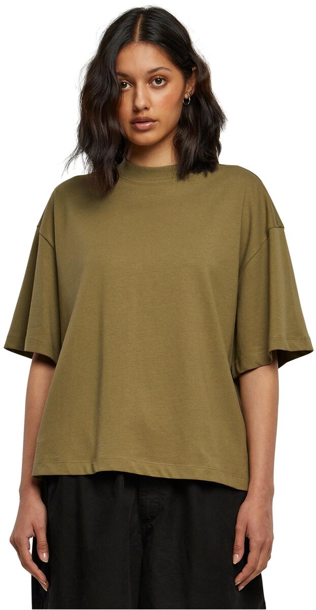 Ladies Organic Heavy Slit T-shirt | Urban Classics T-Shirt | EMP