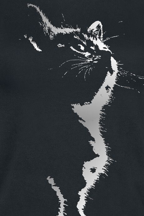Cat Silhouette | Tierisch Long-sleeve Shirt | EMP