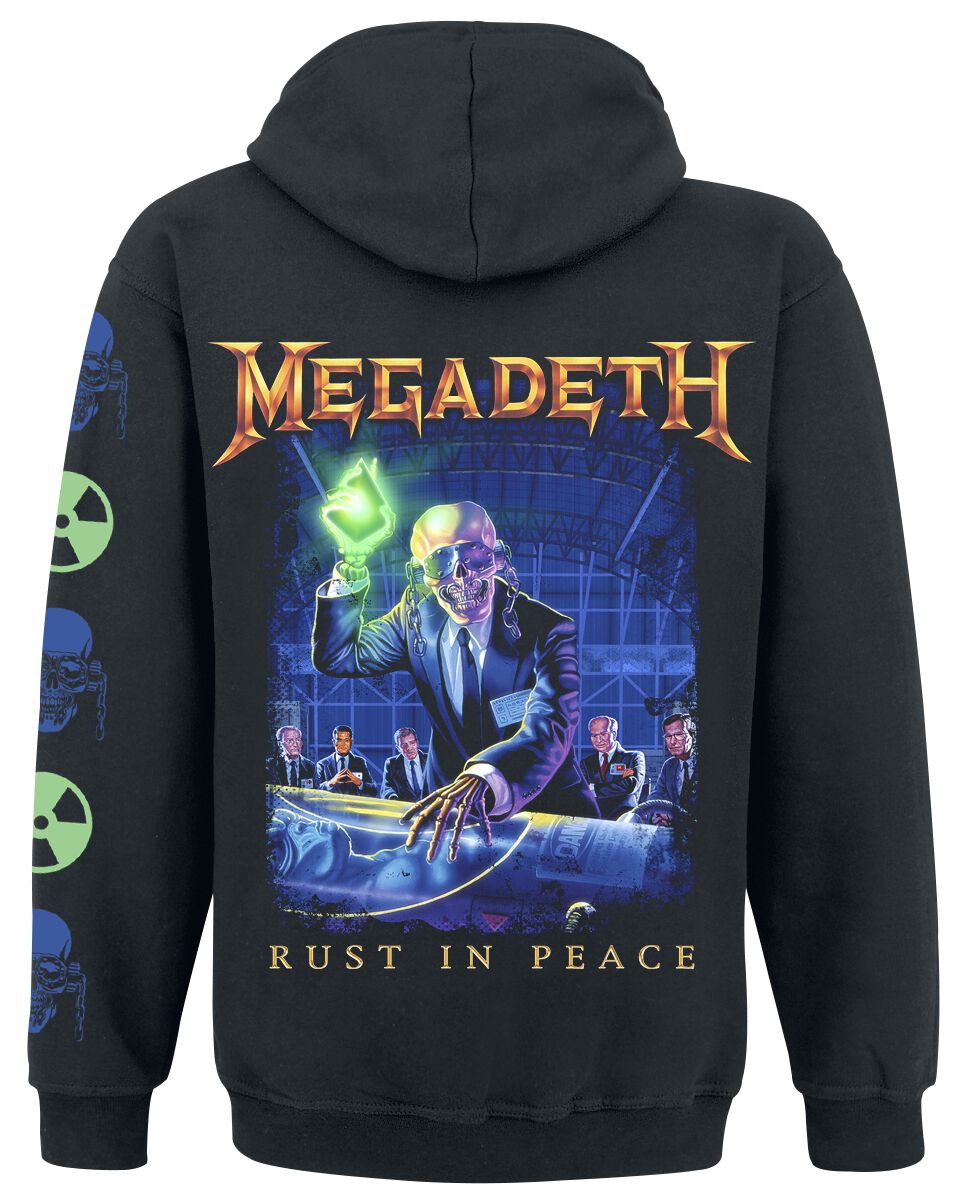 megadeth zip up jacket